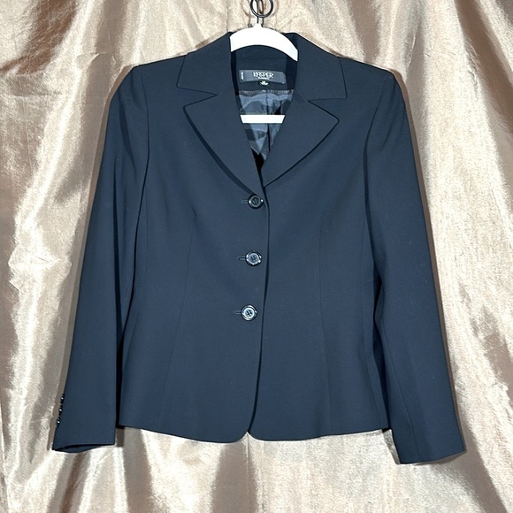 Kasper | Jackets & Coats | Kasper Coat Plus Black Mini Skirt Business ...